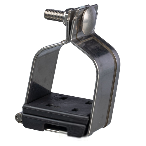 22-26mm Quad Cable Cleat 316L Stainless Steel QD Clamp 1Hole M8 Mount