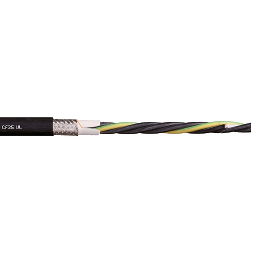 Igus Cf35 Ul 25 04 14 Awg 4c Stranded Bare Copper Shielded Tc Braid Pv