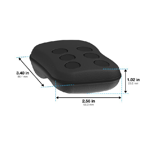 Key Fob Black Enclosure CA10B6BK