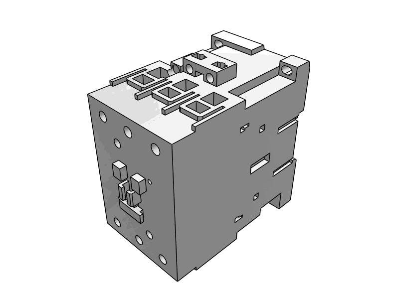 100-C IEC Contactor, Screw Terminals, Line Side, 85A - 100-C85D00