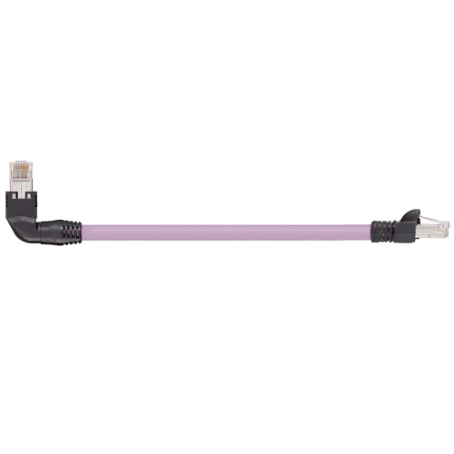 Igus CAT9340330 26 AWG 4P RJ45 Angled L Lower A / RJ45 B Connector Cro