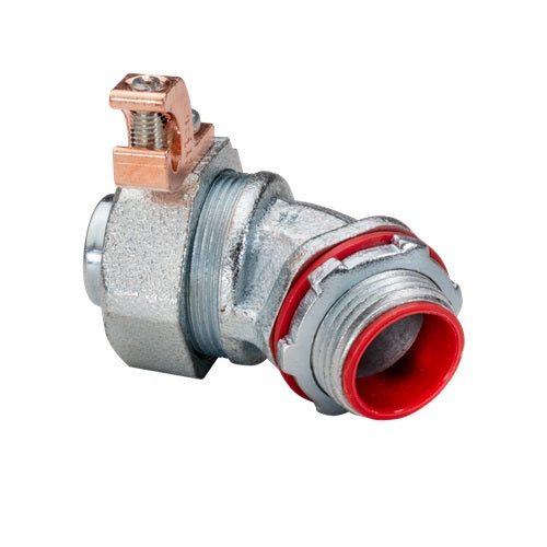 2 Inch 45-Degree Liquidtight Connector With 4-14 Copper Malleable 236C