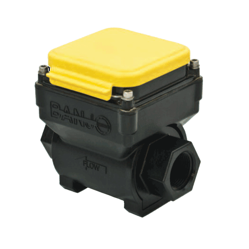 1" Flow Meter Banjo Glass-Filled Polypropylene FM100