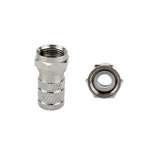 Coax RG6 Twist On Female Connector (Pack of 25)