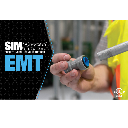 1-1/2" EMT Push Install Box Connector 65071502 (Pack of 80)