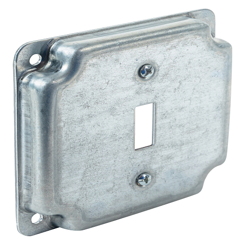 4" Square 1/2" Raised Industrial Surface Cover Toggle G1935 (Pack of 2