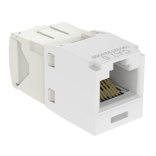 22-26 AWG Mini-Com RJ45 TG Style Cat6 Plus UTP Jack Module Polycarbona