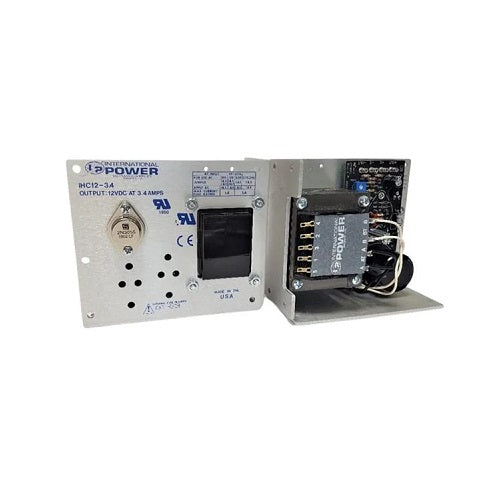 Linear Regulated Power Supplies 12V-3.4A Output Volts/Amps IHC12-3.4