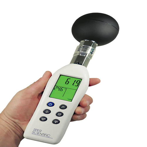 Wet Bulb Globe Heat Stress Meter with Color Coded Display 801038