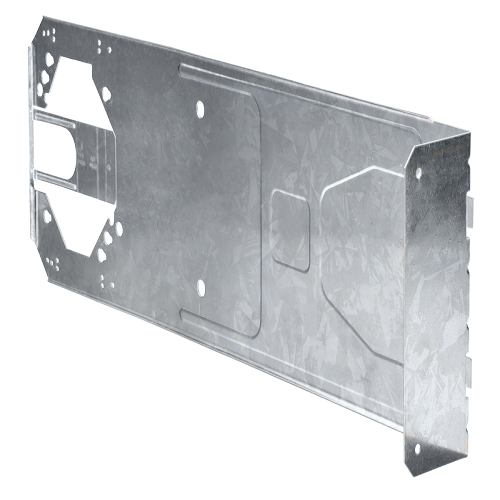 18-1/2" Kick Plate Floor Mount Box Support FMBS18TZ (Pack of 25)