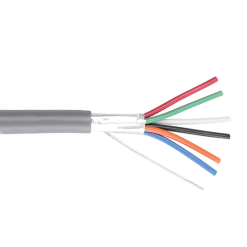 22 AWG 6 Conductor Shielded Multi Conductor Cable