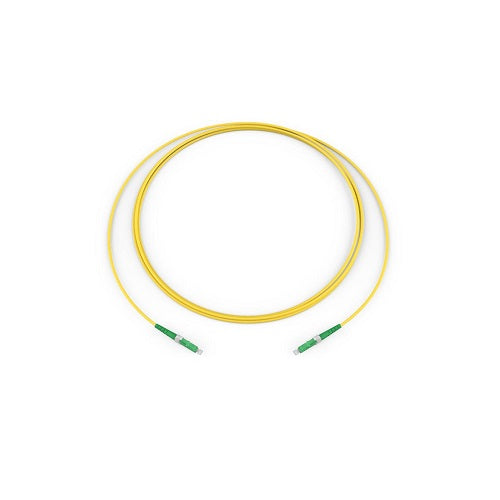 2 Meters Standard LCAPC Simplex SM 1F Single Fiber Riser Standard Yell