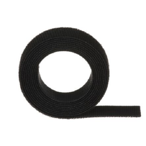 Hook And Loop Strip Tie Black HLSP1.5S-X0