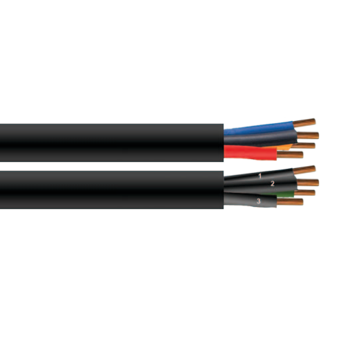 12 AWG 13C Stranded Bare Copper Unshielded Nylon Ripcord PVC Gaalflex
