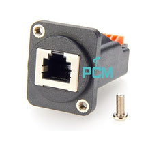 D-Type Feedthrough RJ12 6P6C to Terminal Block Connector PCM-0488 (Pack ...