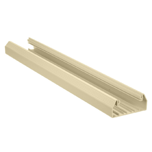 PVC T-70 Low Voltage Surface Raceway Base Fittings 8FT Ivory T70BEI8