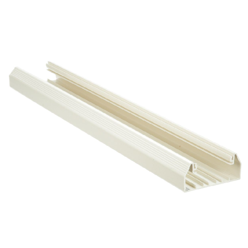 PVC T-70 Low Voltage Surface Raceway Base Fittings 8 FT White T70BWH8 ...