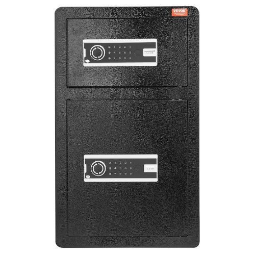 4.5 cu.ft Double Doors Safe Box with Key Lock & Password for Money ...