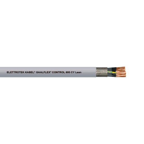 42G1 mm² Bare Copper Shield PETP Foil TC Braid PVC 1000V Gaalflex Cont