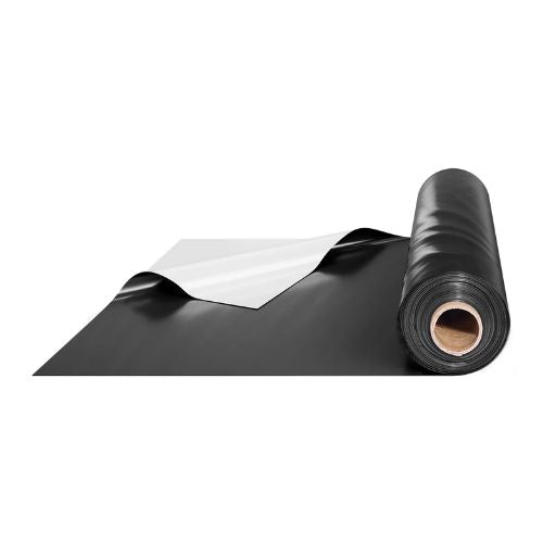 10 x 100' Ft 14Mil Black and White Double-Sided Thick Plastic Sheeting ...