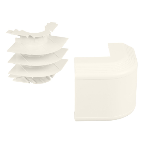 PVC T-70 Low Voltage Surface Raceway Outside Corner Fittings White T70