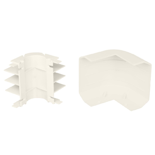 PVC T-70 Low Voltage Surface Raceway Outside Corner Fittings White T70