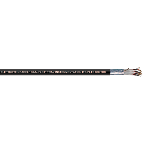 16 AWG 4T Stranded Bare Copper Al Tape PVC Gaalflex Instrumentation IT