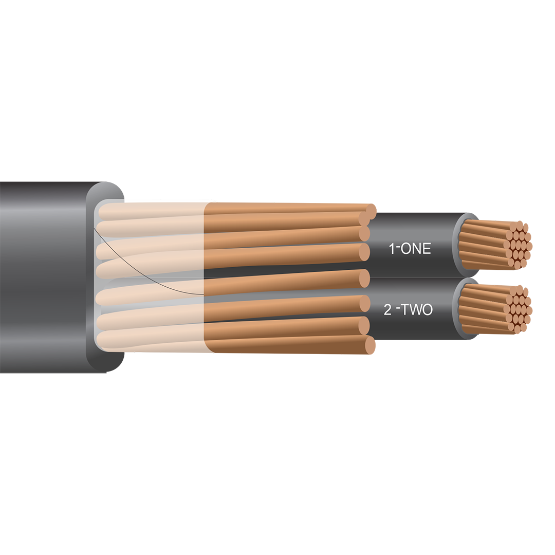 250' 2-2-2 BARE CONCENTRIC GROUND SERVICE ENTRANCE CABLE (SEU) - CU