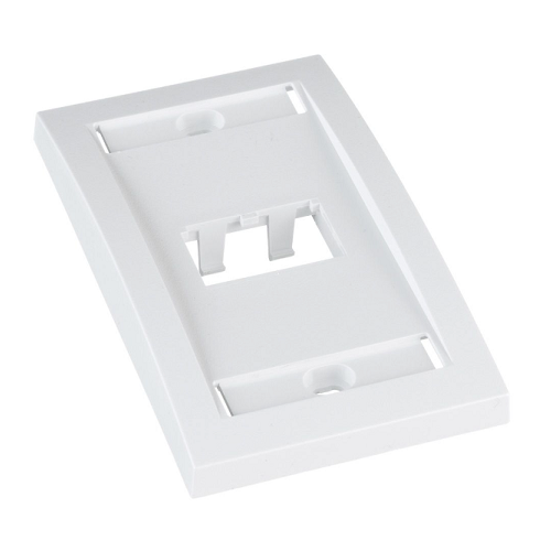 2 Port Mini-Com Executive Series Single Gang Faceplate Mount ABS CFPE2