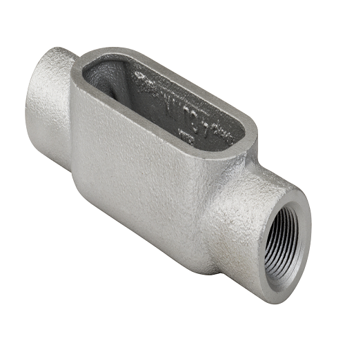 1" Form 7 Rigid C Type Gray Iron Conduit Bodies C3G7 (Pack of 8)