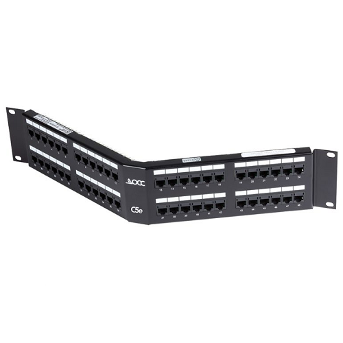 48 Port 2U Rack Mount Patch Panel 568A/B Wired DCC4888/110A5E-R