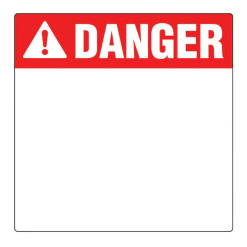 Thermal Transfer Printable Safety Label Polyester
