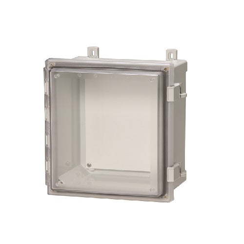 Hinged Transparent Cover Plastic Latch With Knockouts ARK14127CHLT
