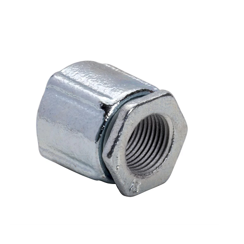 1-1/2 Inch Rigid 3 Piece Coupling Malleable Iron 855HDG (Pack of 10)