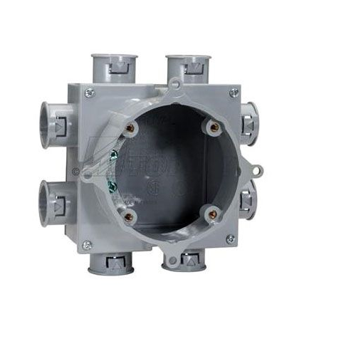 4x1/2" 4x3/4" Ent Slab Box With Connector 1637 (Pack of 10)