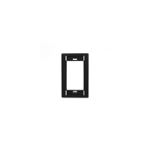 Single Gang MOS Wallplate Black 41290-SME