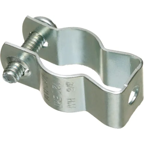 1 Inch 3-Hole Plated Steel Pipe Hanger With Formed Thread 2210