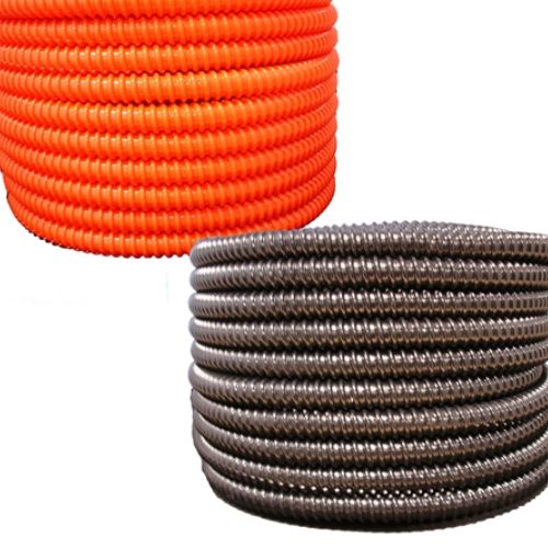 2 Inch Flexible PVC NON Split Tubing Black 100FT