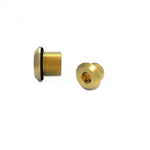 Hawke 487 M20 Brass Nickel Plated Domed Head Stopping Plug with Nitril