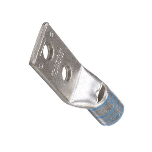 2-Hole Copper Compression Connectors Lugs Blue LCDX350-12E-6
