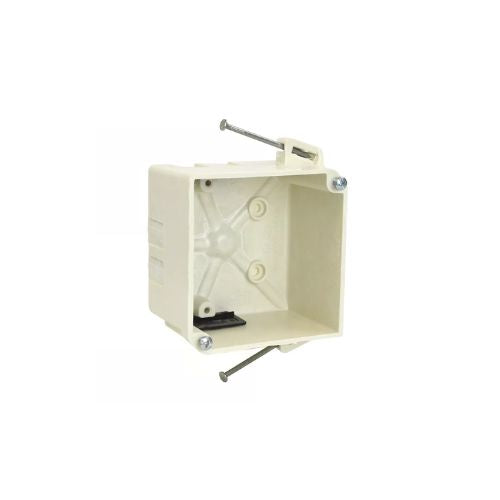 Fiberglass Clamp Angled Nail Mount Electrical Junction Box Off White ...