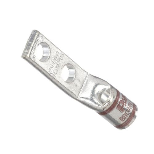 2 AWG Copper Compression Connectors Lugs Brown LCDXN2-14A-E