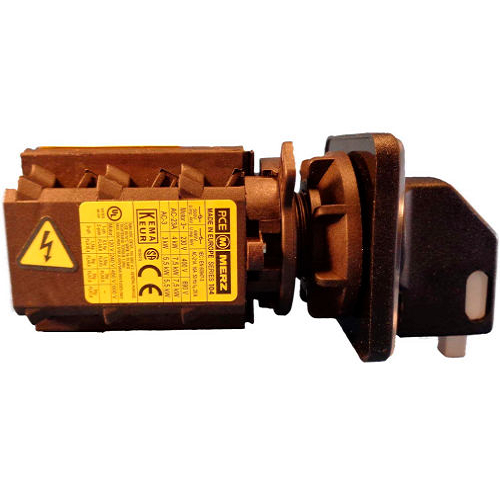 16A 3-pole Springer Controls/Merz Center-Mount Switch A104-016-CB2