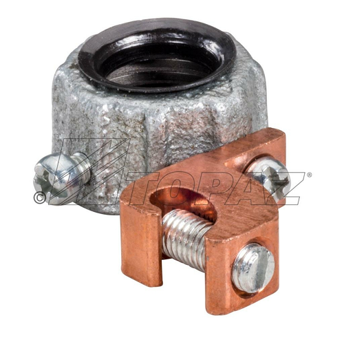 2 Inch Rigid Metallic Insulated Grounding Bushings Copper Lug 336CMHDG