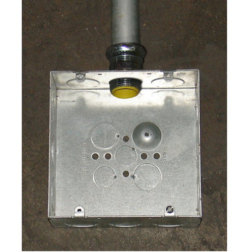 6 Inch Square Junction Box 2-1/2 Inch Deep 1 Inch Knockouts 6250-1 (Pa