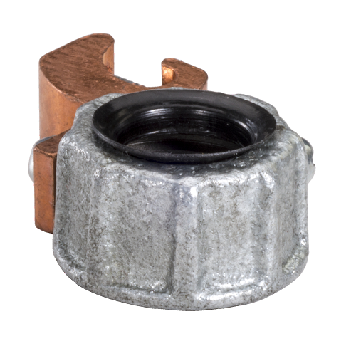 3-1/2 Inch Rigid Metallic Insulated Grounding Bushings 4-14 Copper Lug