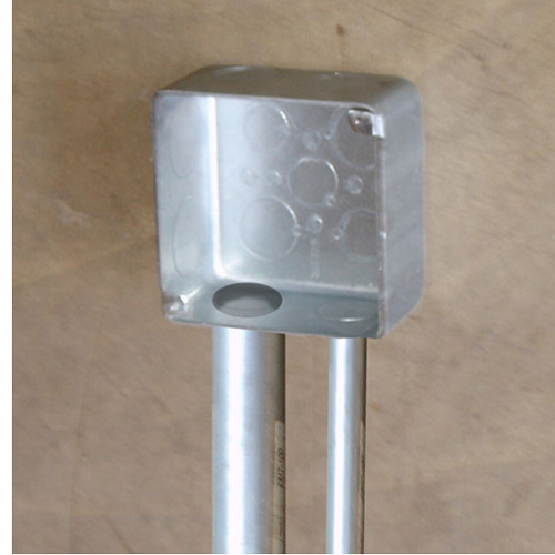 4 Inch Square Box 2-1/8 Inch Deep Drawn With Conduit Knockouts 52171-3