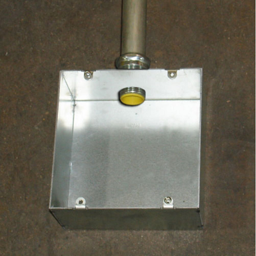 6 Square Blank Junction Box 3-1/2 Inch Deep No Knockouts 6350-BLNK (Pa