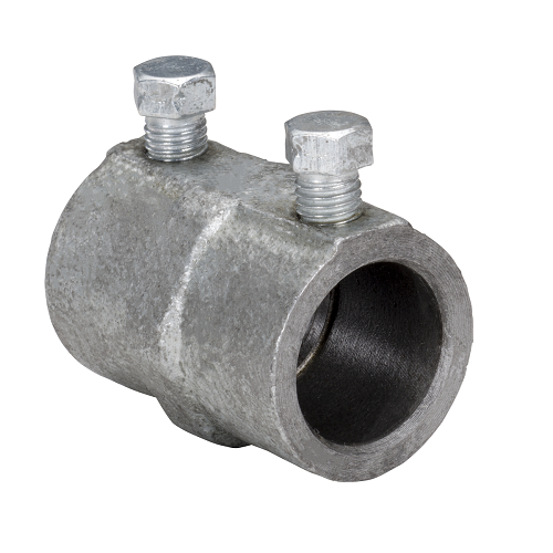 2 Inch Rigid Set Screw Coupling Malleable Iron Hot Dip Galvanized 686M