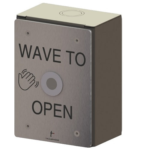 Surface Mount Wave To Open WaveSense Touchless Push Button WAV-1-SM-WT